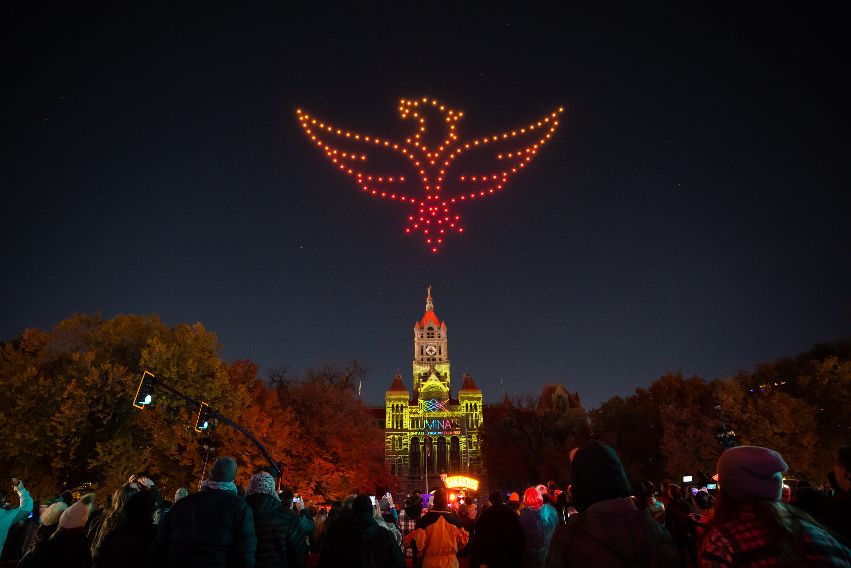 Drone Light Shows in Kansas City, Kansas | Open Sky Productions