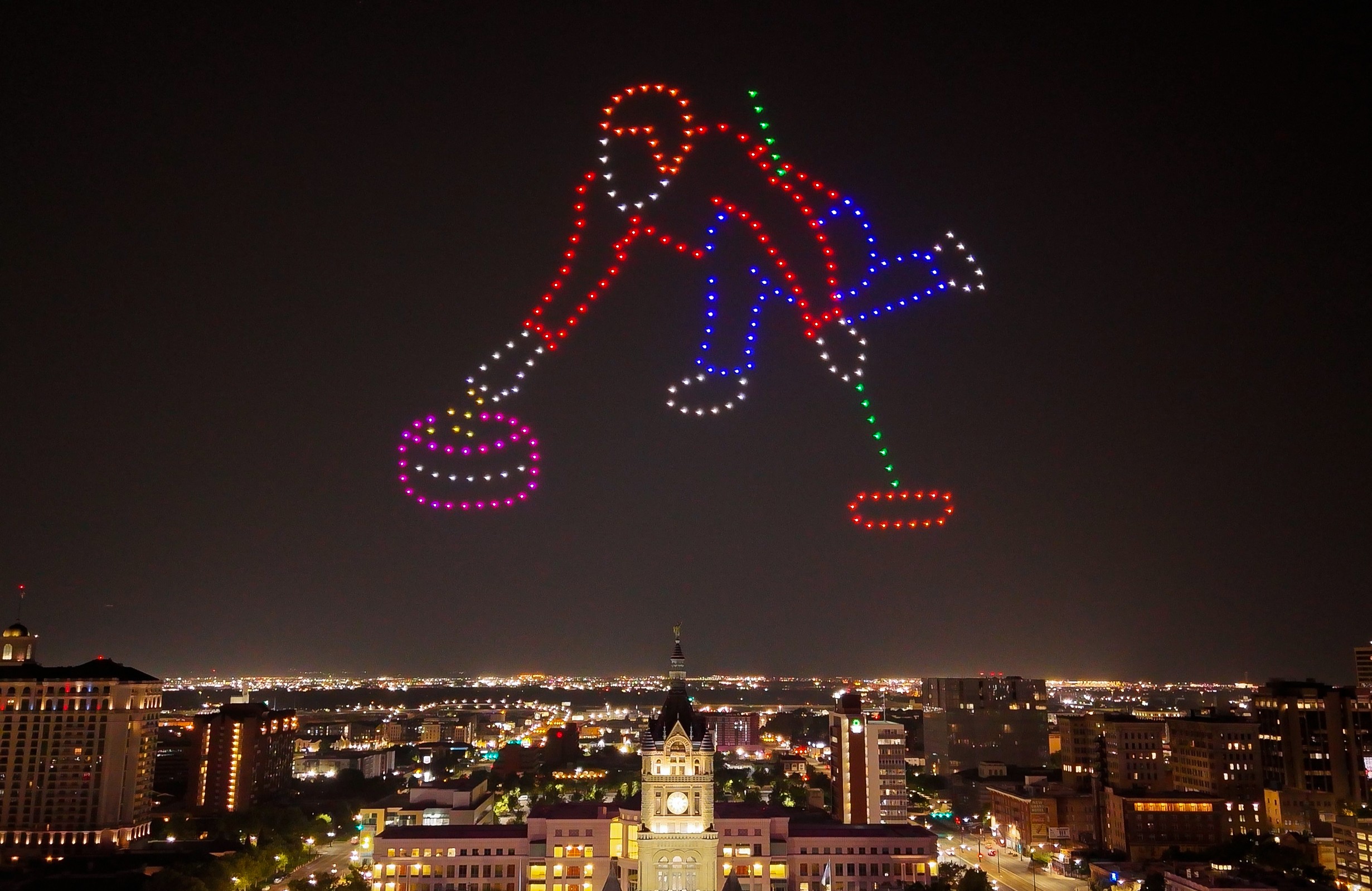 Drone Light Shows in Saratoga Springs, Utah | Open Sky Pro