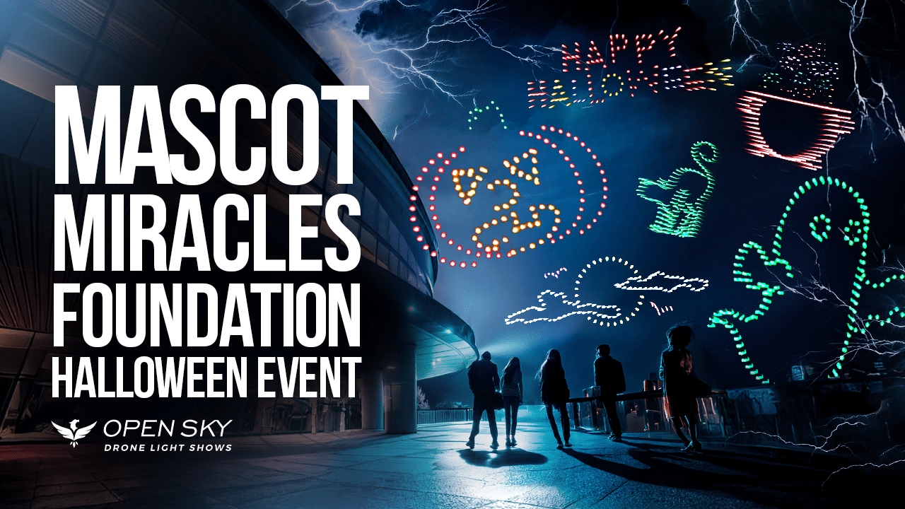 150-Drone Halloween Light Show Stunned Utah | Open Sky Pro